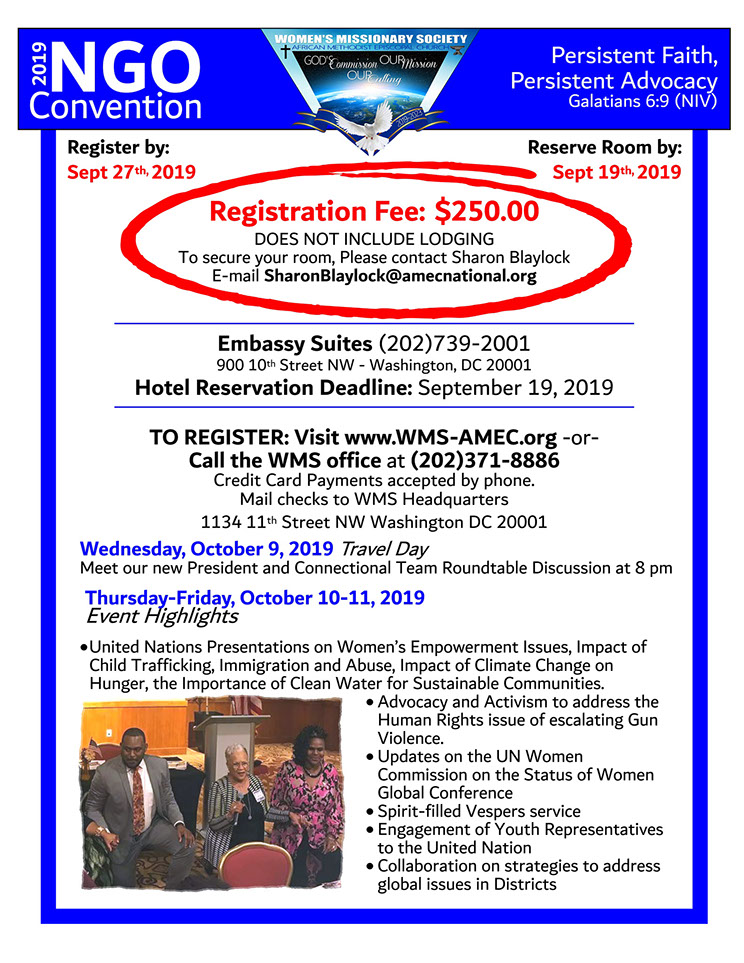 2019 NGO CONFERENCE